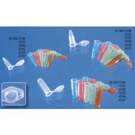 Cup type eppendorf 0,5ml met SafeFit deksel naturel