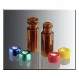 Flacon amber 2 ml schroefstop + septum rubber/ETFE